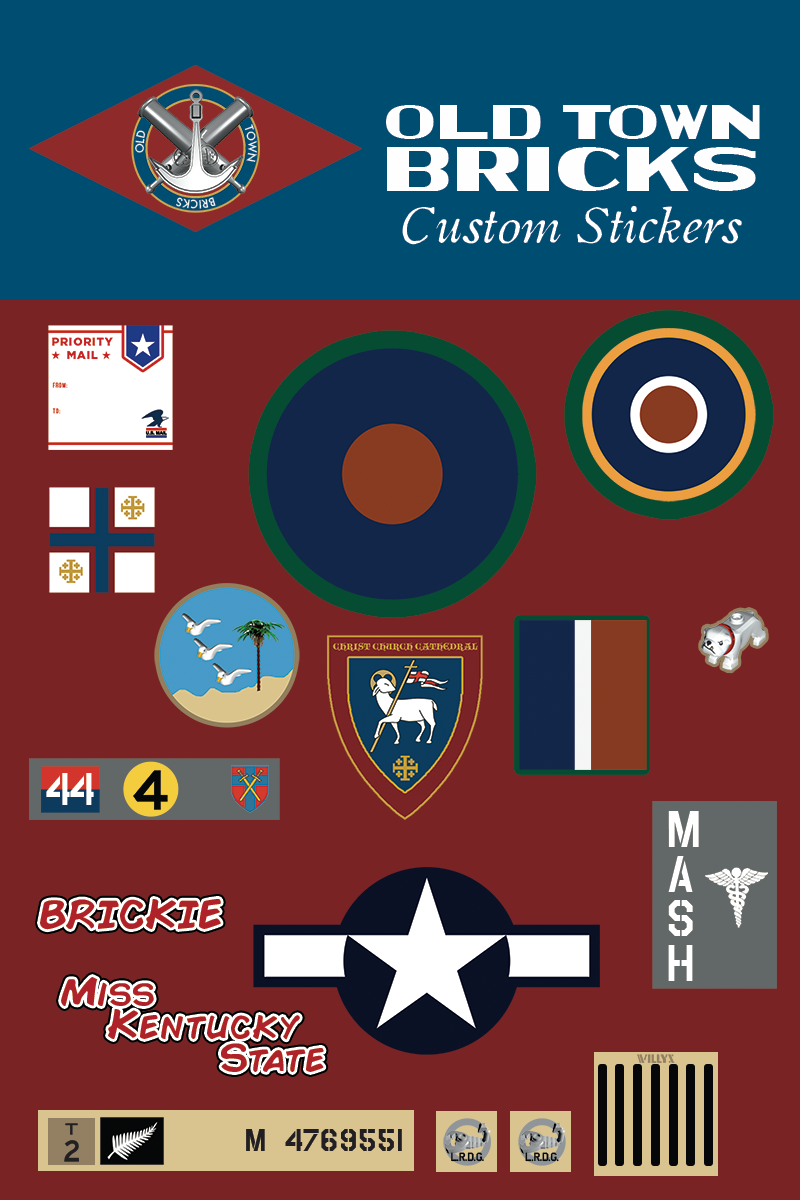 Custom Stickers – Old Town Bricks